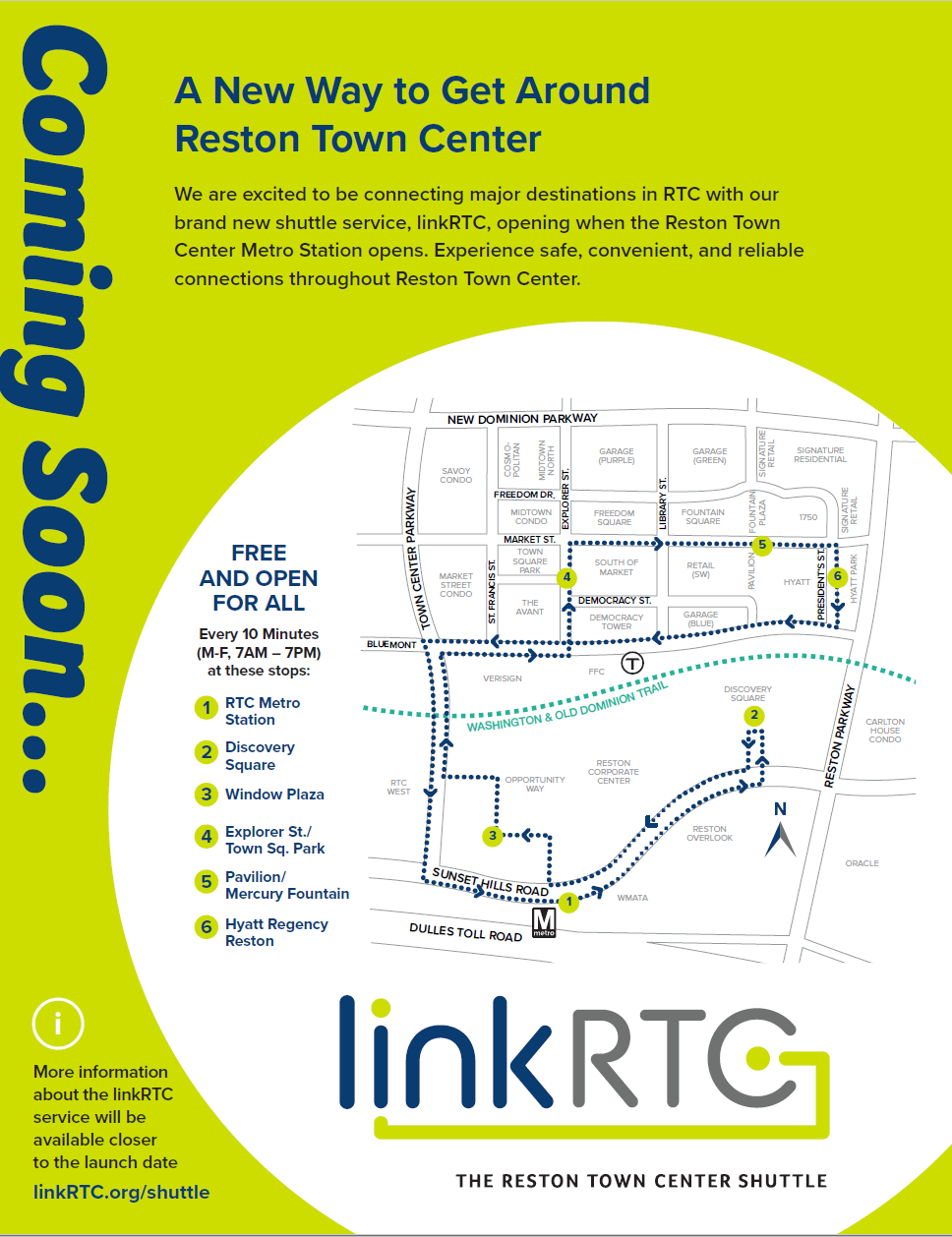 linkRTC – Transportation in and around Reston Town Center